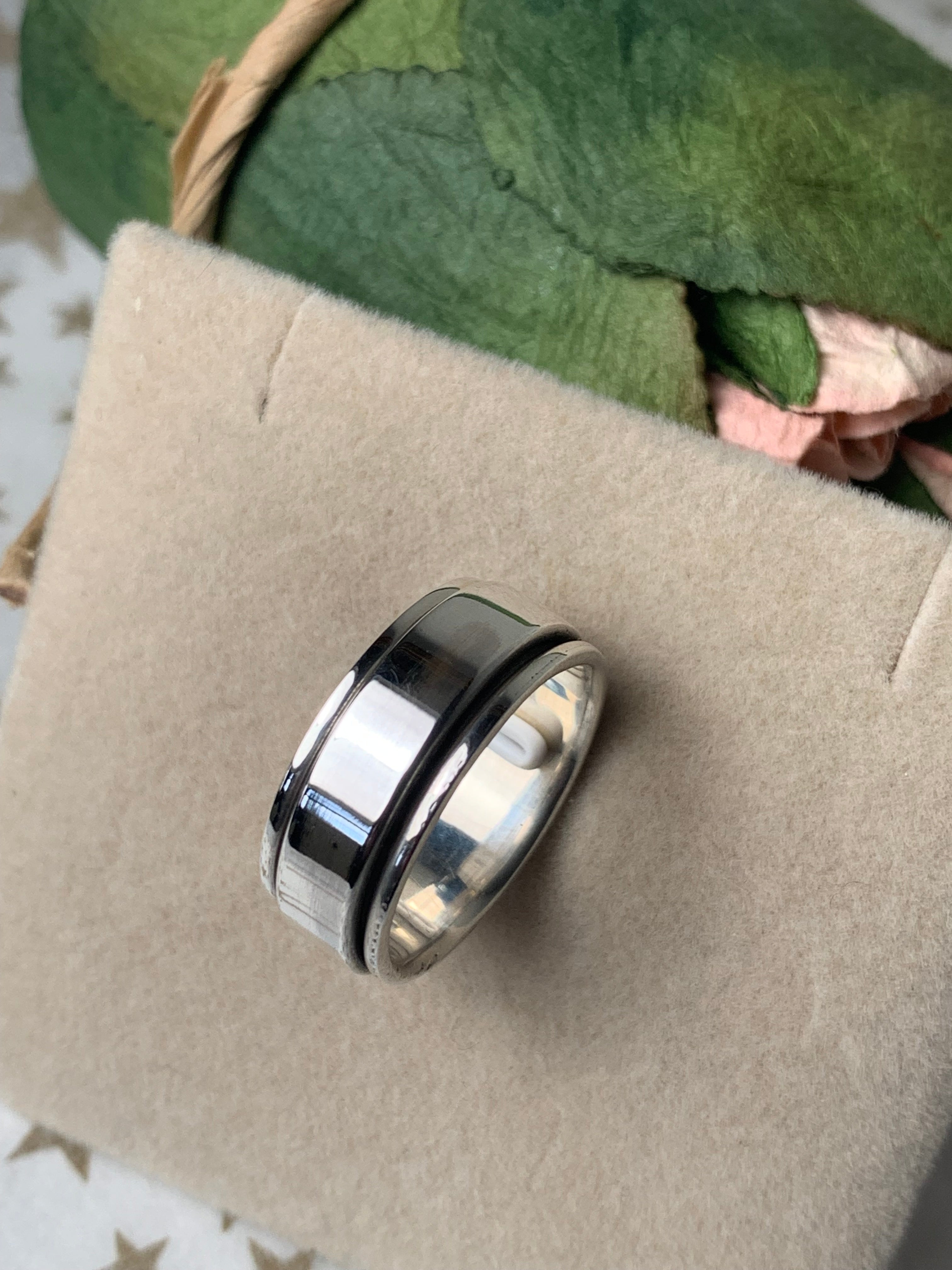 Genuine Silver (not plated) High Polished Sturdy Ring